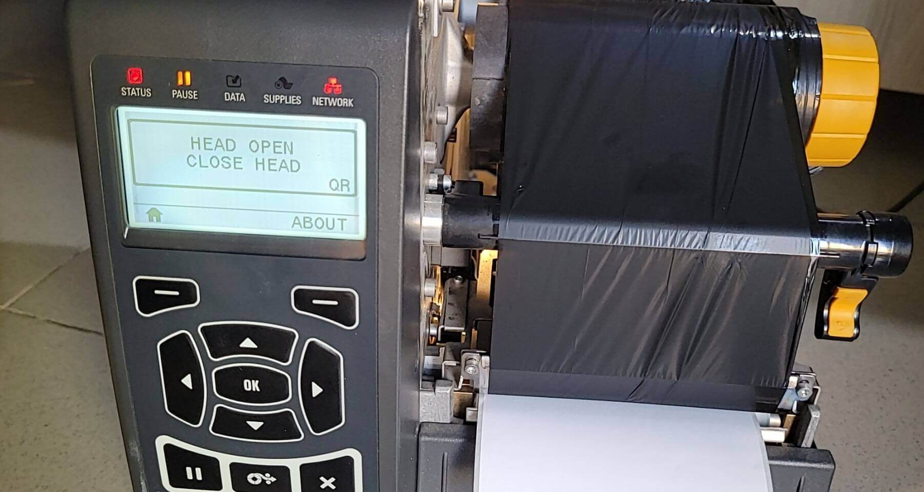 Sửa lỗi Head Open trên máy in Zebra ZT410, ZT420 - Barcode Technology
